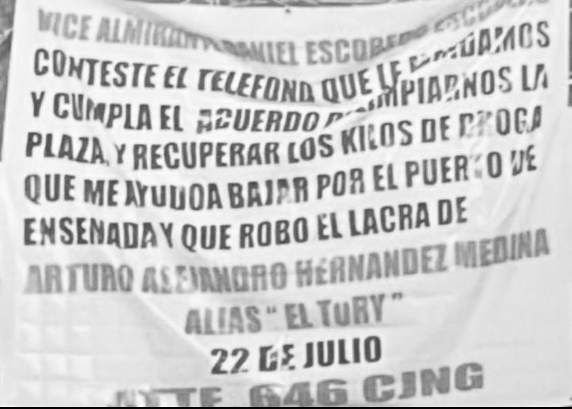 In Ensenada, Baja California, Three Narco-banners Appeared Addressed To ...