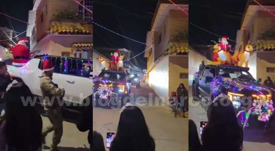 Members Of Los Tlacos, Or The Sierra Cartel, Decorated Stolen Trucks ...