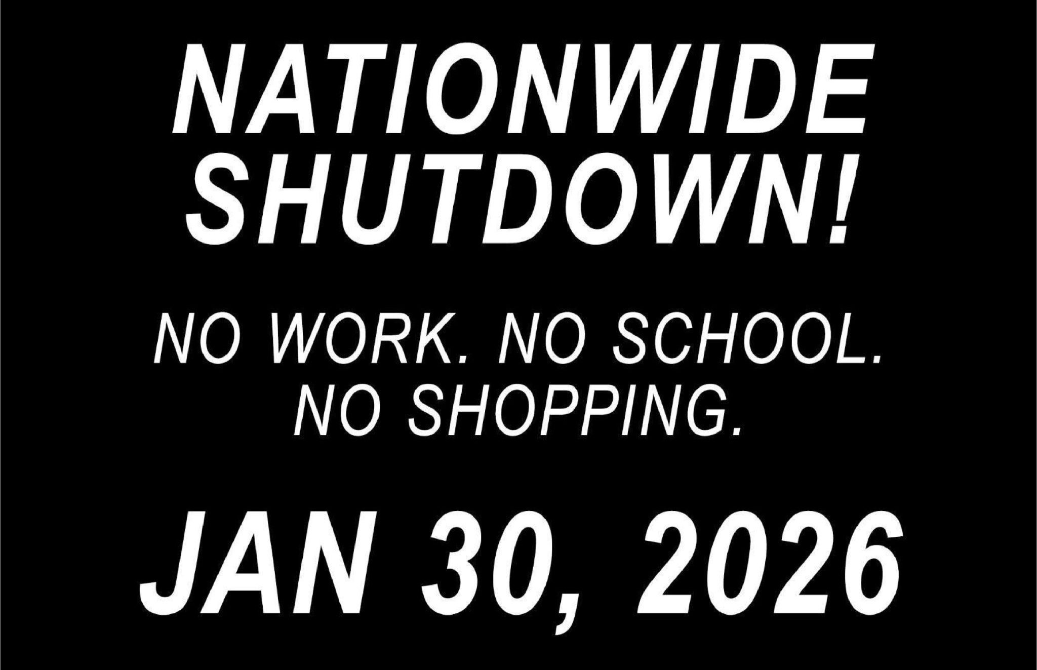 Enough Is Enough! On Friday, January 30, Join A Nationwide Day Of No ...