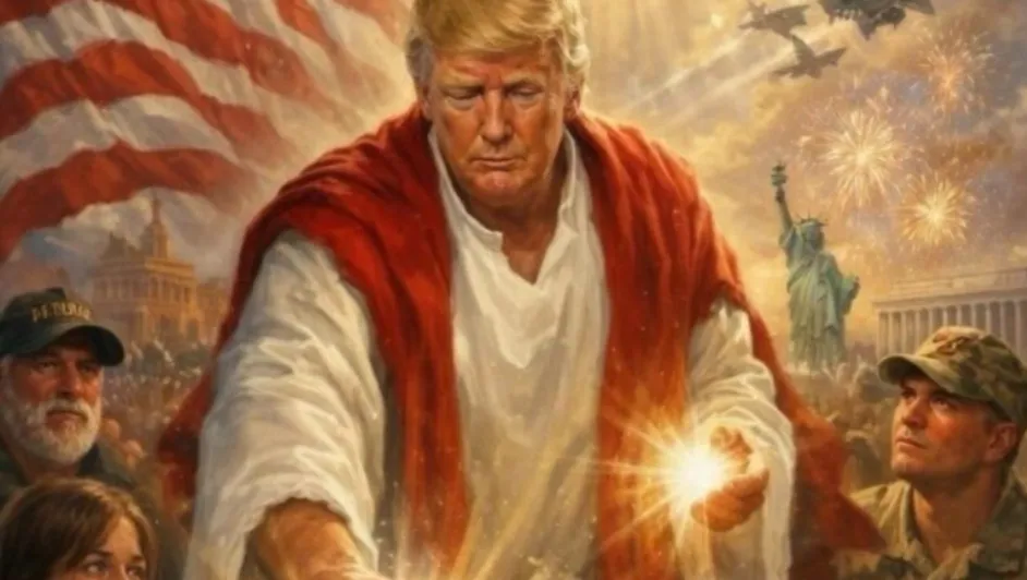 Donald Trump Shares AI-Generated Image Depicting Him As Jesus Christ ...