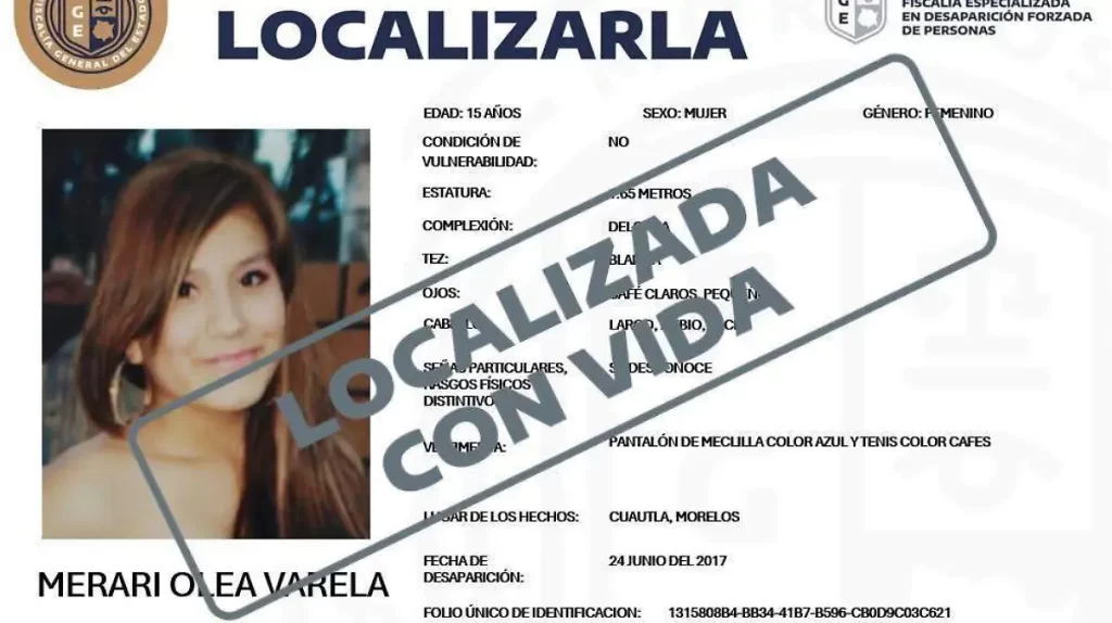 Merari Disappeared In 2017; Today, Nine Years Later, She Was Found ...
